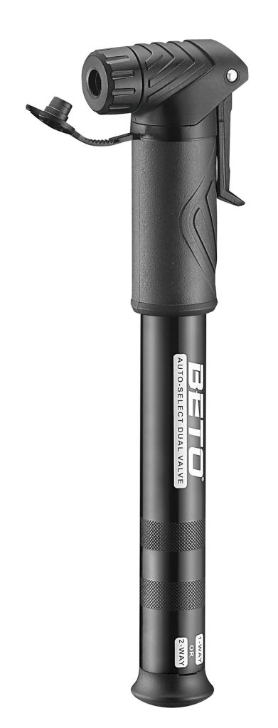 INFLADOR PORTÁTIL ALUMINIO VALVULA PRESTA Y SCHRADER BETO – Útil