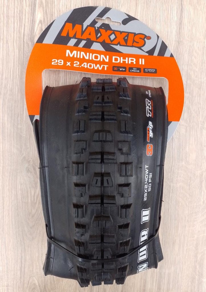 LLANTA MAXXIS MINION DHR II 29X2.40WT 3C MAXXGRIPG/DH CASING/TR – Útil